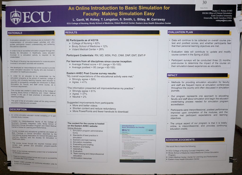 Online Simulation Training for Faculty | NC AHEC